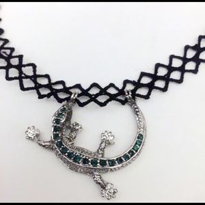 originelle | Jewelry | Handmade Lucky Lizard Hex Choker | Poshmark